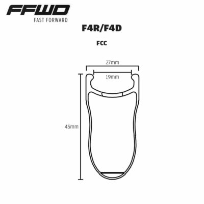 FFWD Wheels F4R 45mm Tubeless Carbon Clincher Wheel Set